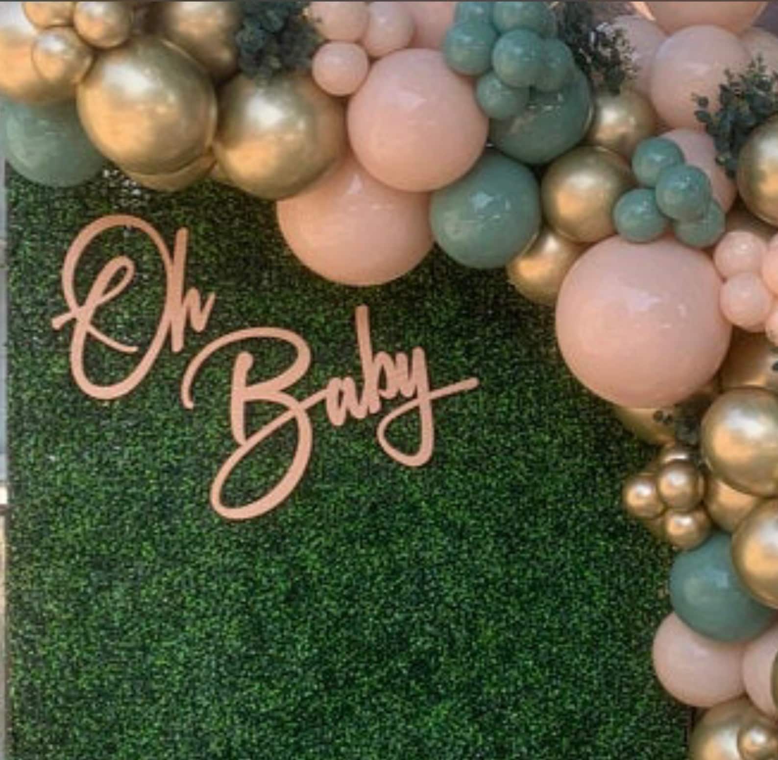 Oh Baby Sign, Style 744 , Oh Baby Wooden Sign, Rustic Baby Shower ...