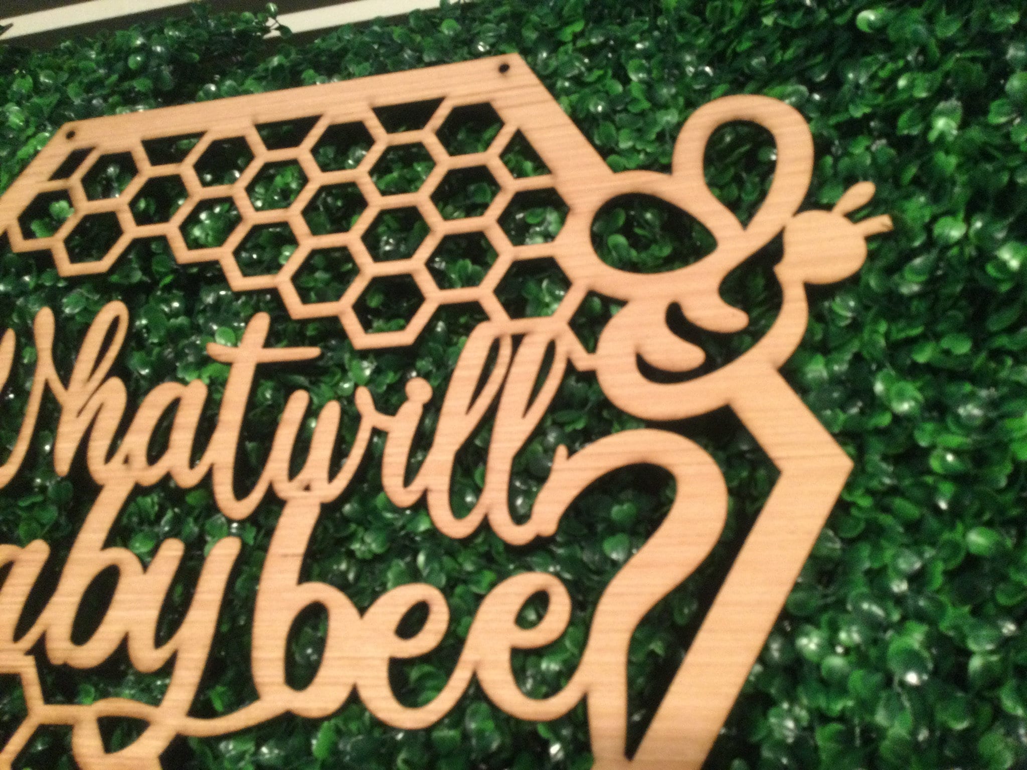 Baby Bee Sign What Will Baby Bee Gender Reveal Party - Etsy