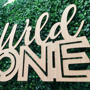 Wild One Sign, Party Backdrop Sign, Boy First Anniversary Banner ...