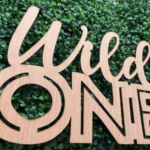 Wild One Sign, Party Backdrop Sign, Boy First Anniversary Banner ...