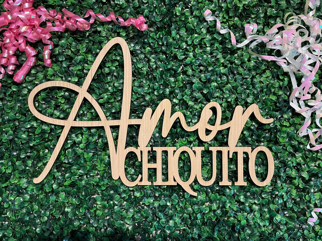 Amor Chiquito Wood Sign - Etsy