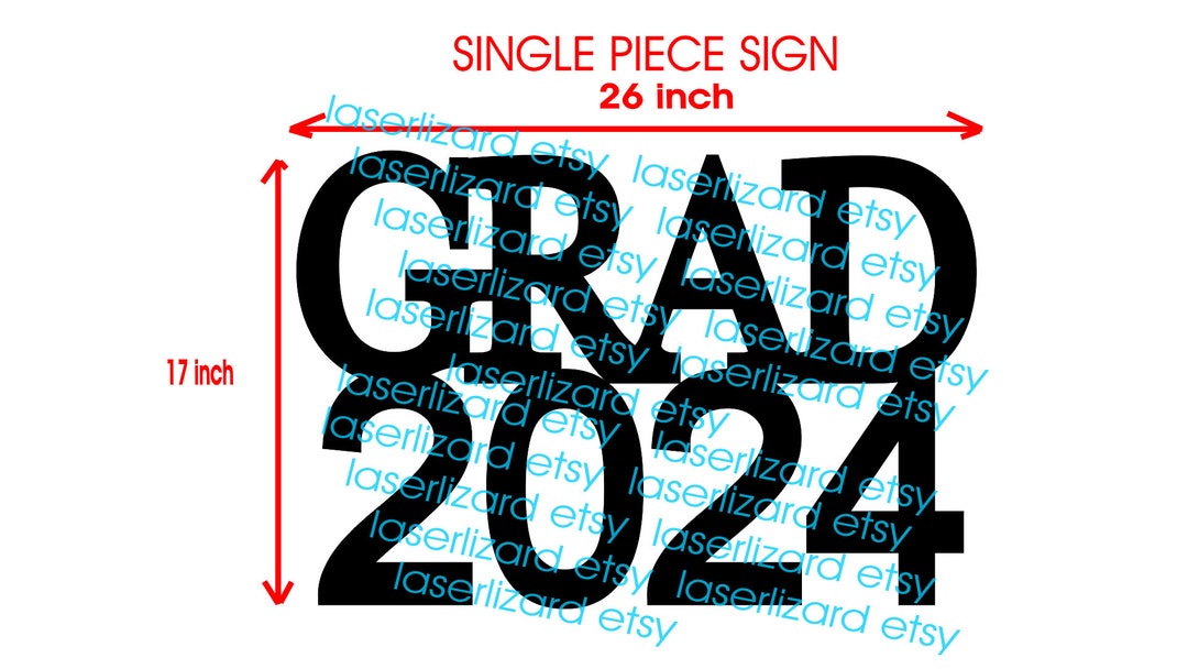 Grad 2024 Wood Sign 17 X 26 Inch Unfinished 5 Mm Thick Plywood - Etsy