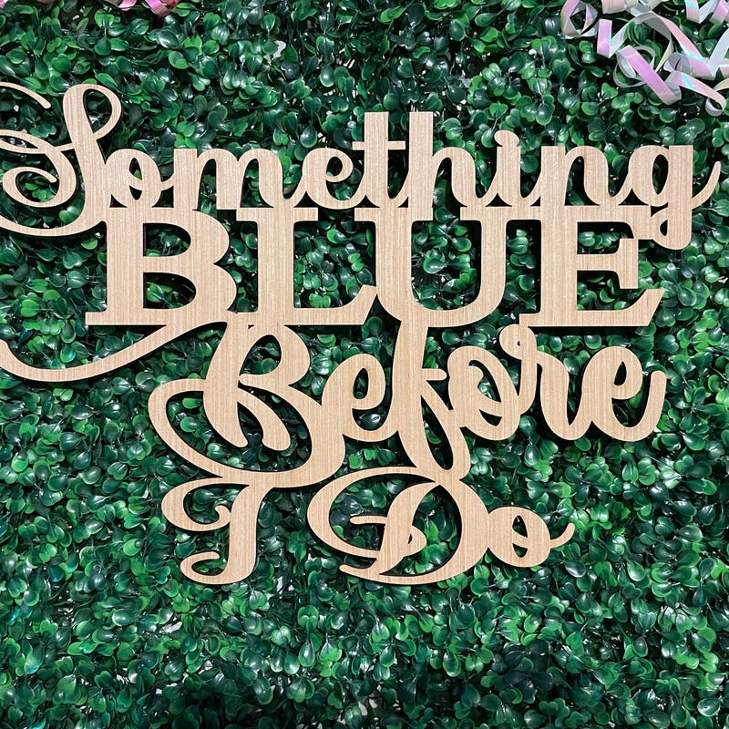 Something Blue Before I Do - Etsy