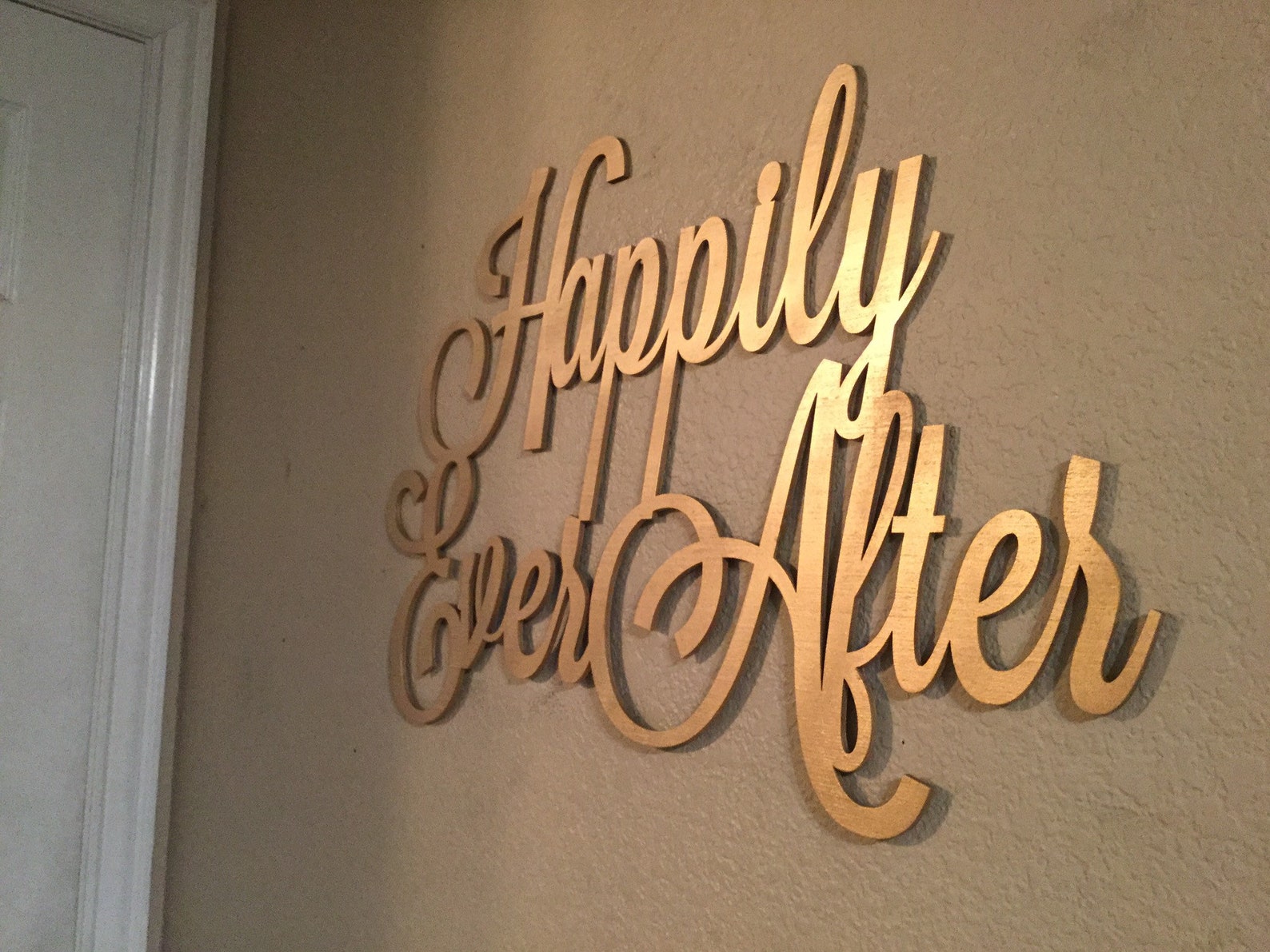 Happily Ever After Sign for Wedding Bridal Shower Decoration | Etsy