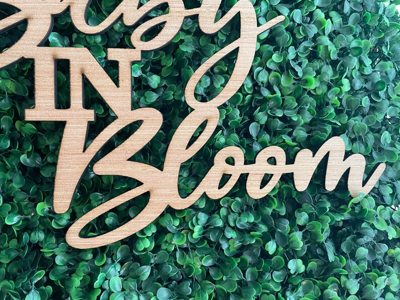 Baby in Bloom Sign Baby Shower Decoration Hello Baby - Etsy