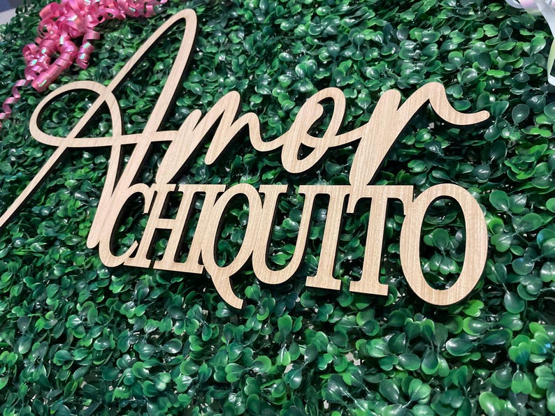 Amor Chiquito Wood Sign - Etsy