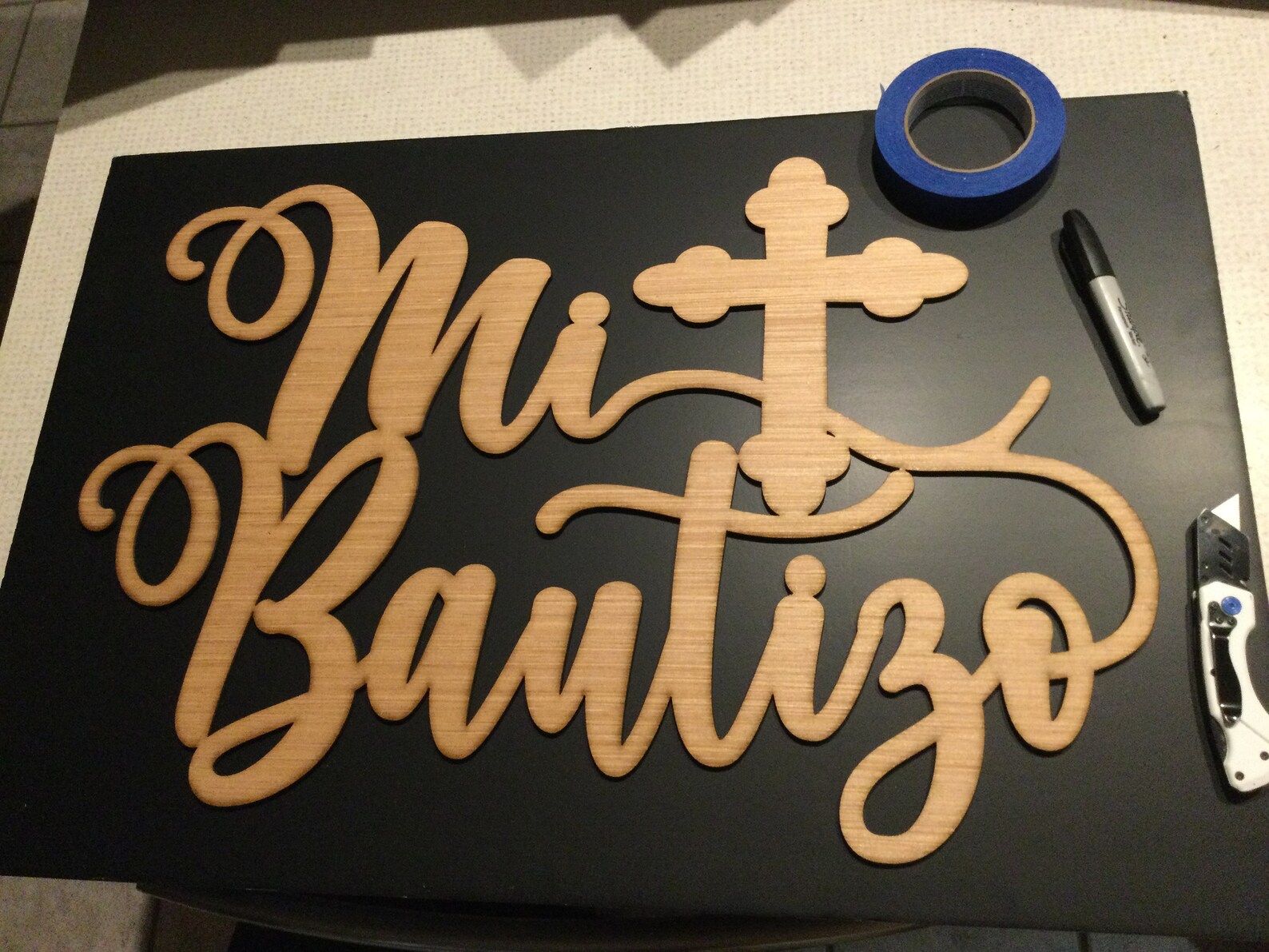 Mi Bautizo Wood Sign Spanish My Christening 17 Inch Tall X - Etsy