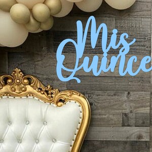 Mis Quince Sign, Quinceañera Sign, Happy Birthday Banner, 17 X 26 Inch ...