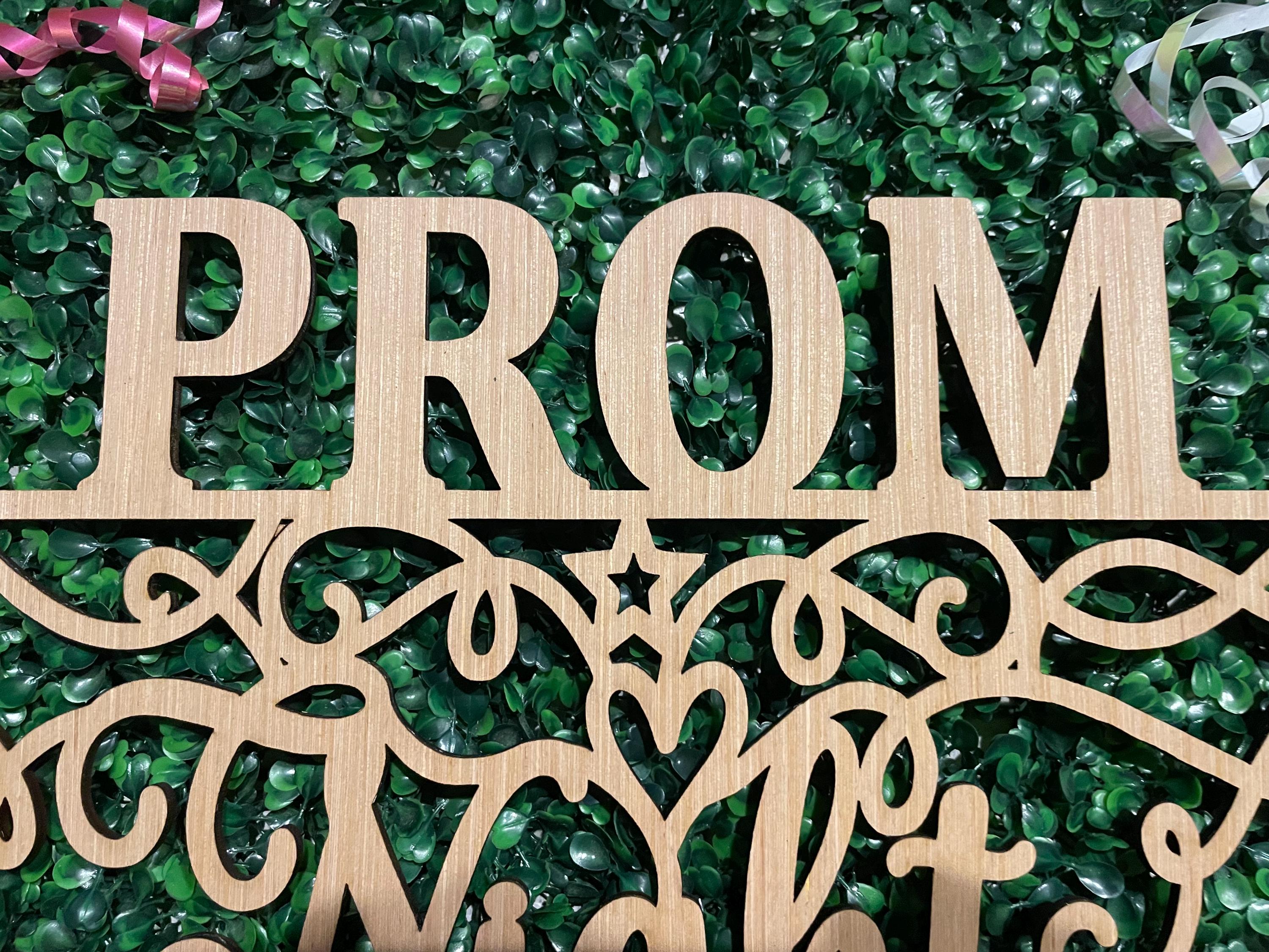 Unfinished Wood Prom Night Sign, DIY Party Decor - Etsy