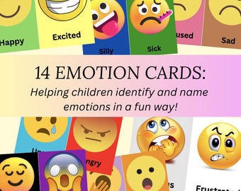 Emotion Cards- Print Outs to Help Students Identify Emotions in a Fun ...