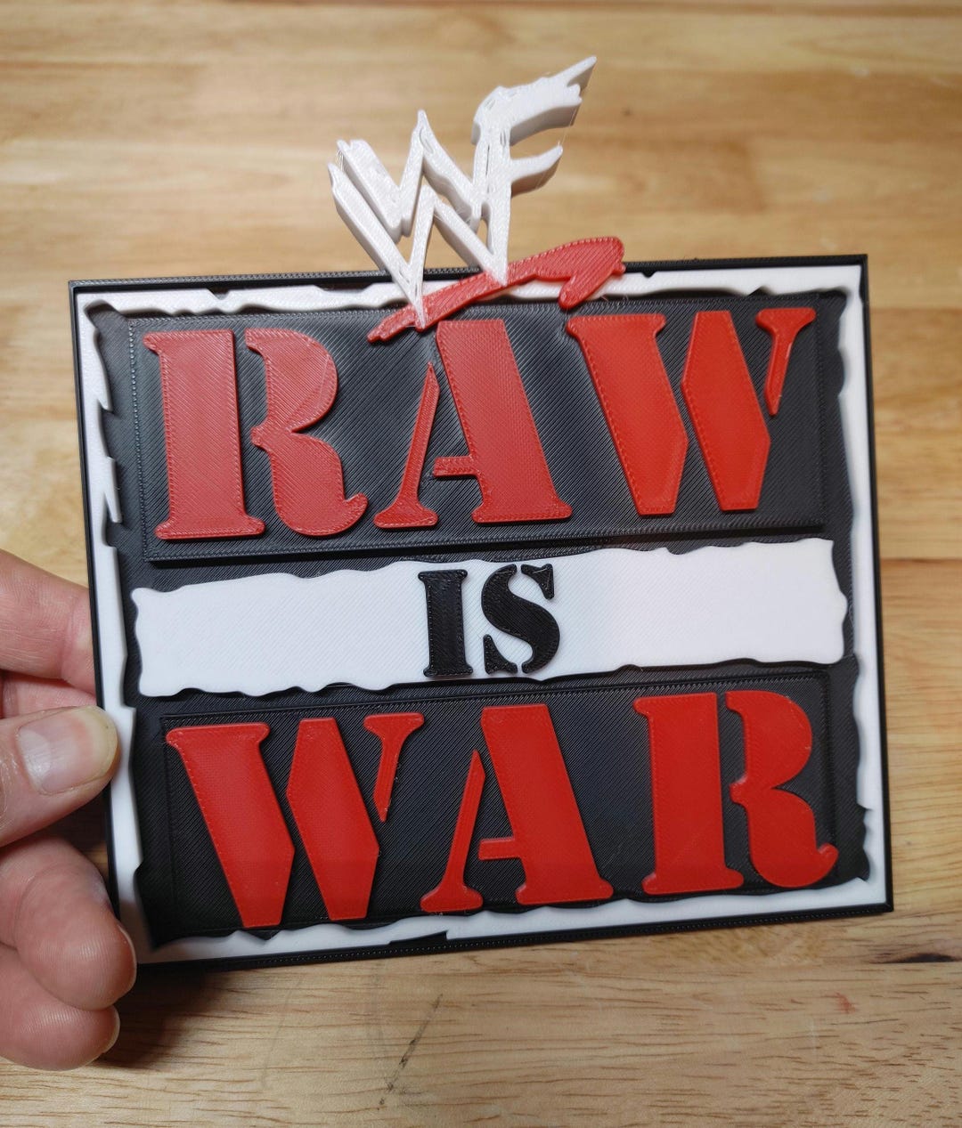 Unique Inspired 3D Printed Pro Wrestling Display Signs,pla, Multicolor ...