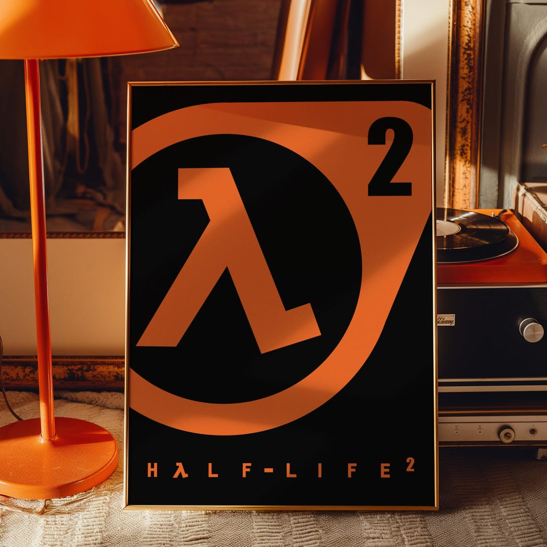 Half-life 2 Poster, Gaming Room Poster, Gaming Wall Poster, Half Life ...