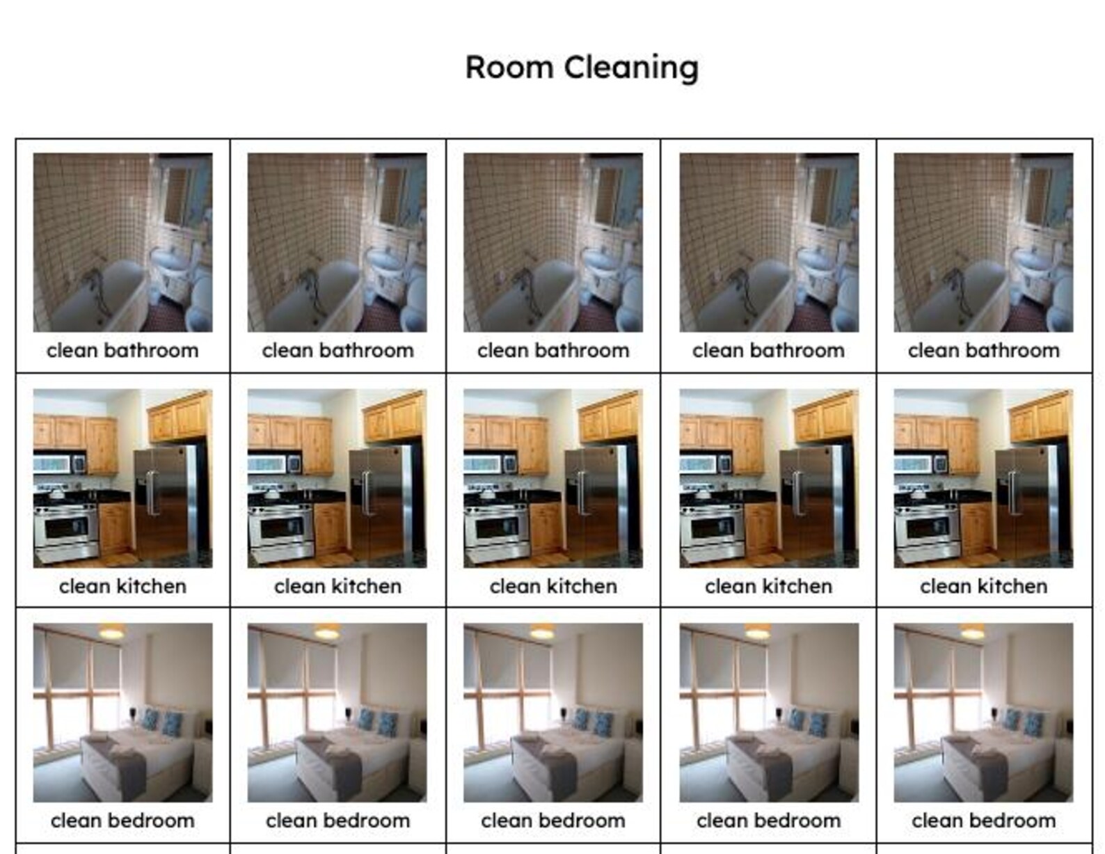 Audhd Picture Chore Chart for Adults - Etsy