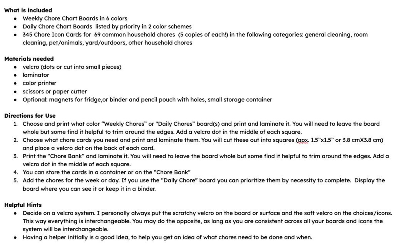 Audhd Picture Chore Chart for Adults - Etsy
