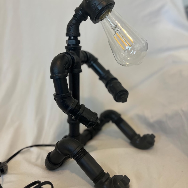 Robot Pipe Lamp - Etsy