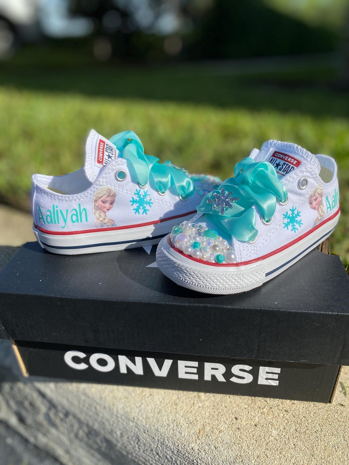 Frozen Low Top Converse, Elsa Converse, Any Custom Design - Etsy