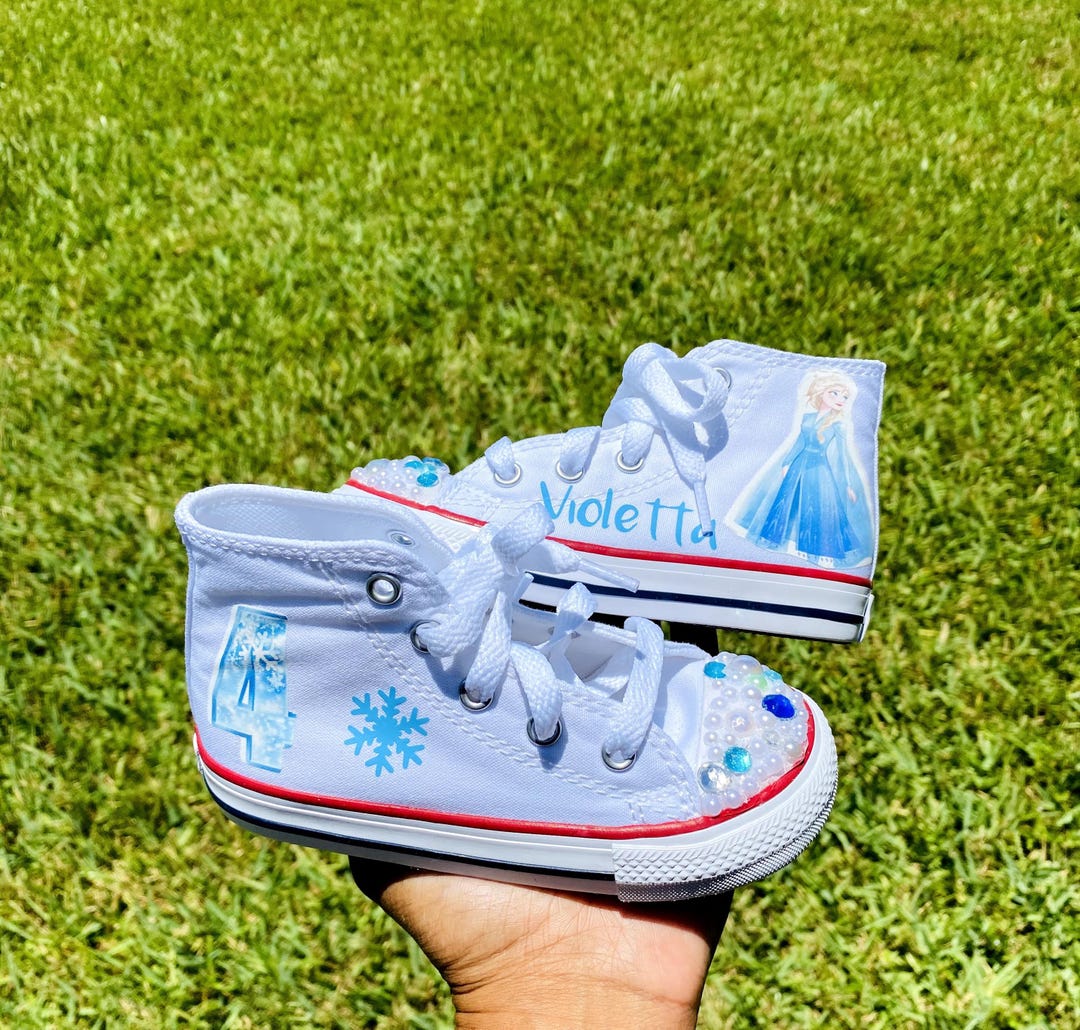 Frozen Converse, Elsa Converse,, Blippi Shoes, Dora the Explorer, Any ...