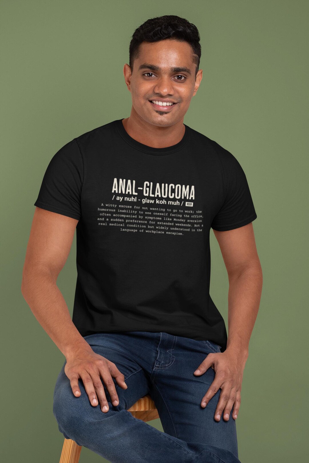 Funny Sarcastic Work Humor Tshirt Adults - Lazy Man Excuse Shirt Anal ...