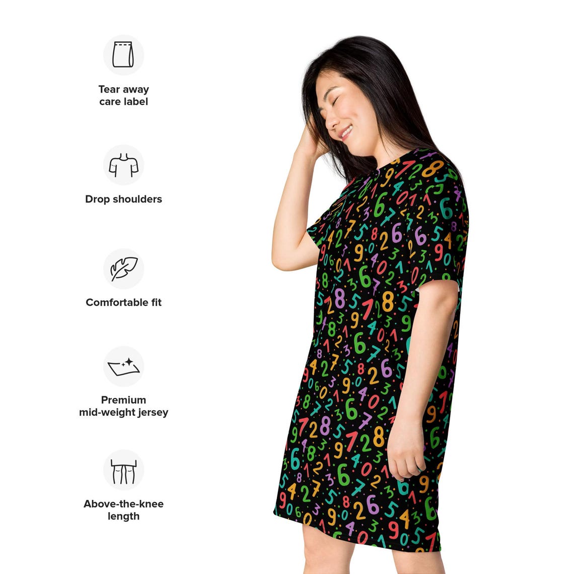Math Numbers Teacher Dress for Kindergarten Preschool Elementary Math ...