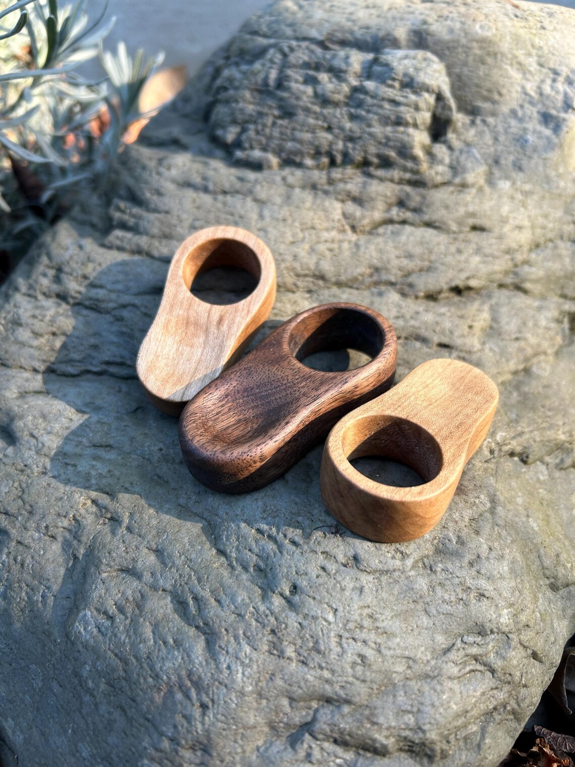 Ring & Divot Fidget | Quiet Wood Fidget - Etsy