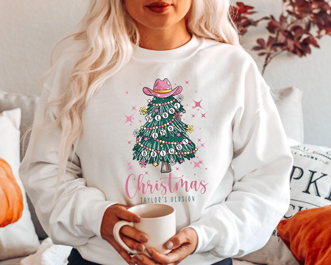 Christmas Tree Taylor Version Shirt, Merry and Bright Theme Swiftie ...