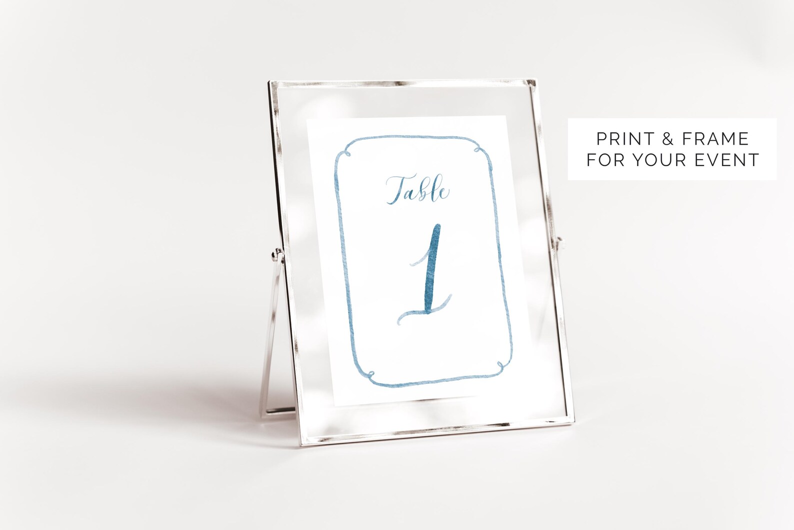Printable Watercolor Table Numbers Set - Etsy
