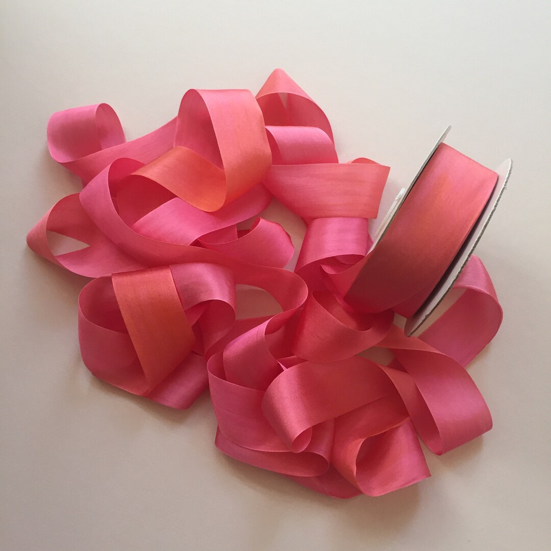 1 Metre of 32mm Variegated Silk Ribbon - Colour V113 - Etsy