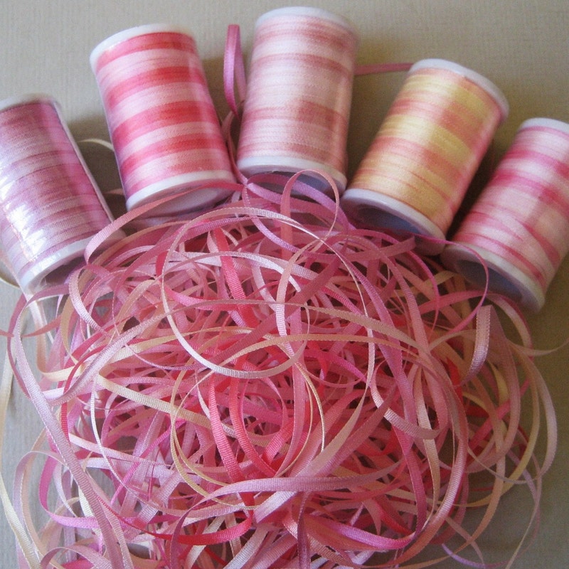 Pink Silk Ribbon - Etsy