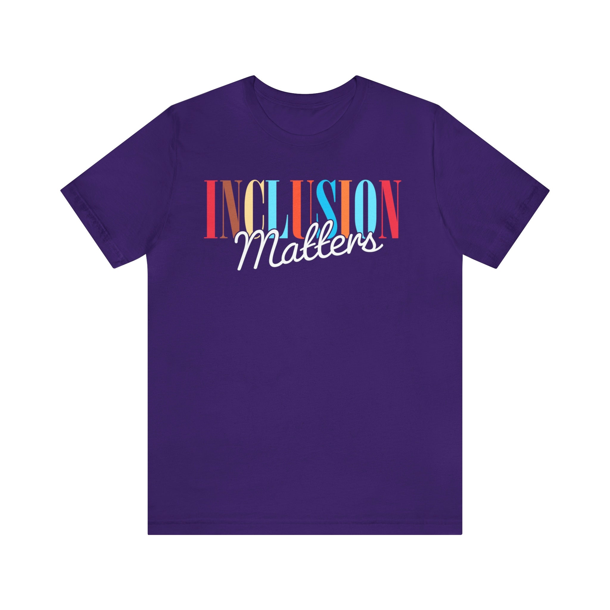 Camisa Inclusion Matters, Camisas Mindfulness, Camiseta de Educación ...