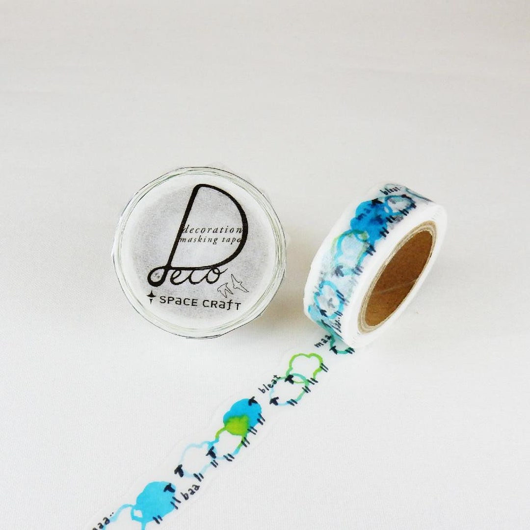 Round Top X Space Craft Washi Tape Sheep - Etsy
