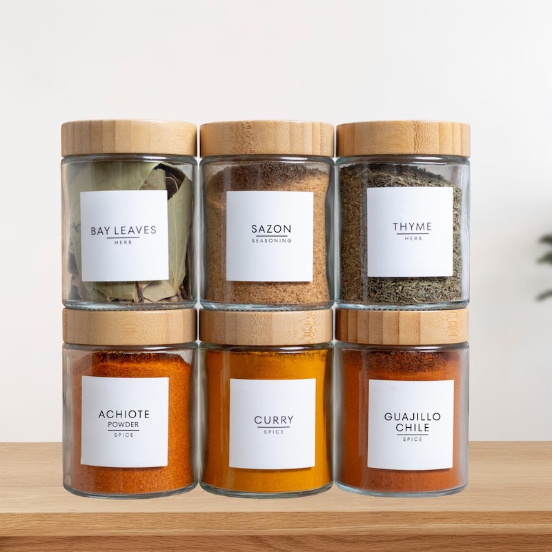 Mexican Spices Jars - Etsy