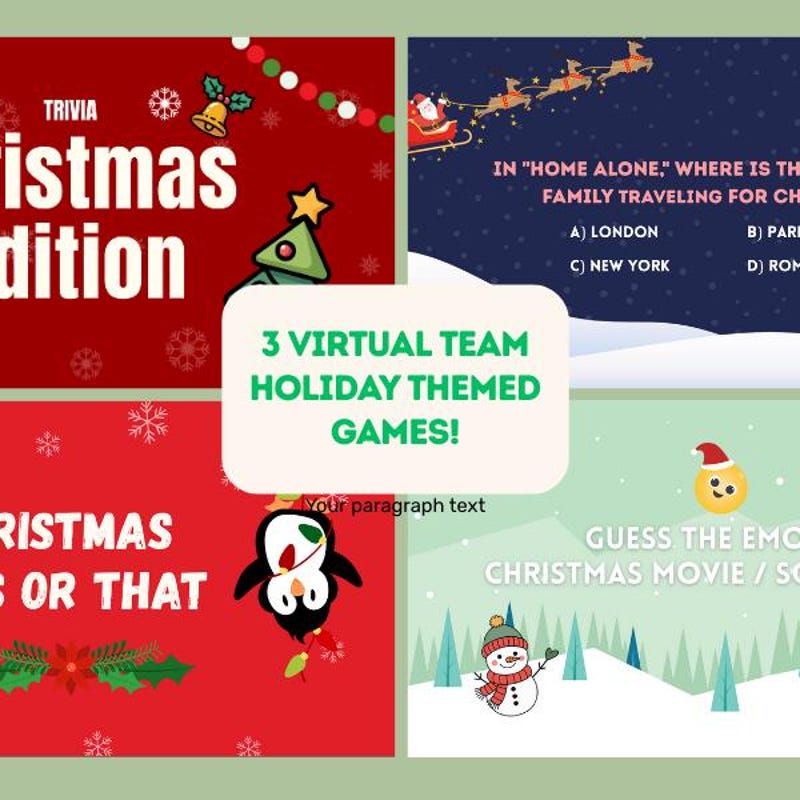 Zoom Office Party Games - Etsy