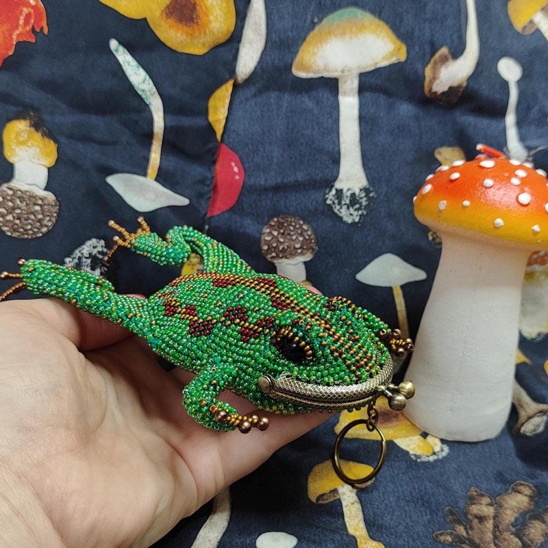 Beaded Frog Purse - Etsy