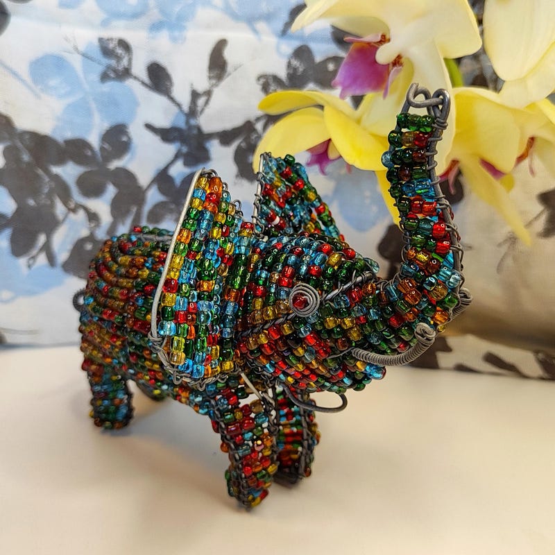 Wire Elephant - Etsy