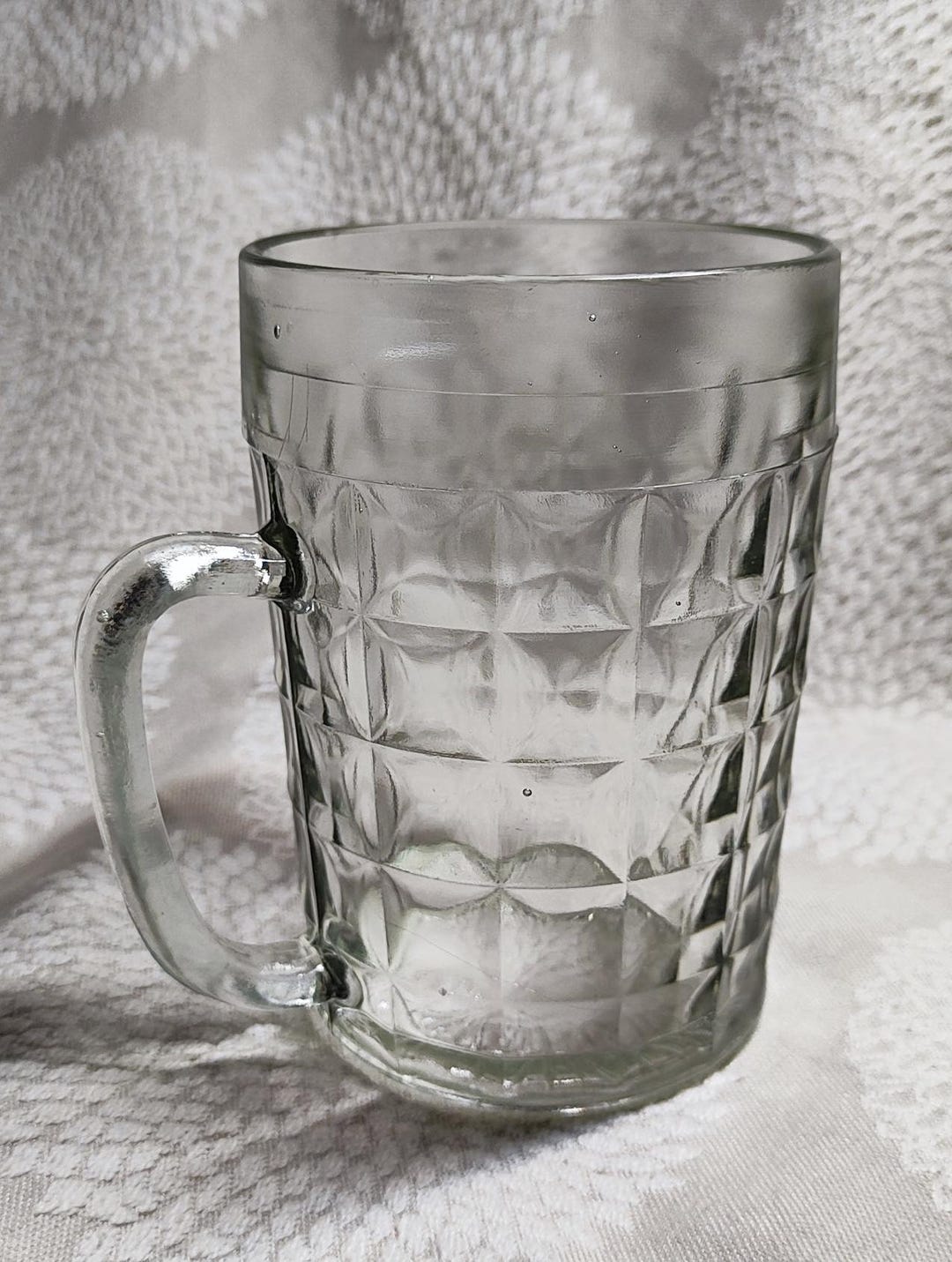 Vintage Soviet Beer Mug 1970s Big Glass Mug USSR, Beer Glass Mugs With ...