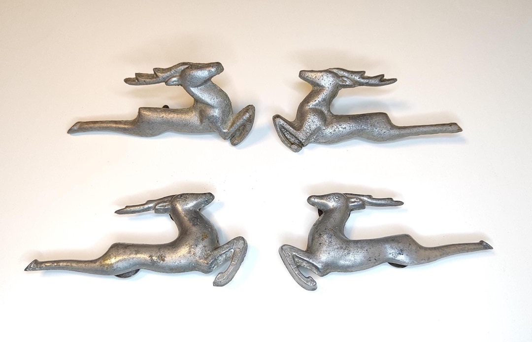 Deer, Original Car Emblem, Volga GAZ 21, Retro Logo, Soviet Russian ...