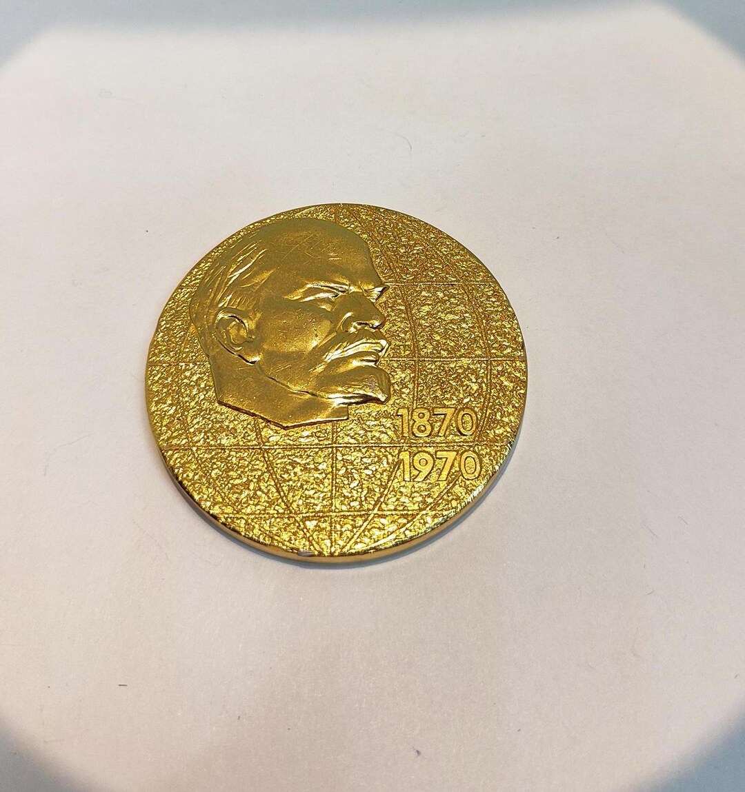 Very Rare Soviet Metal Souvenir Lenin. Medal Souvenir. Vintage Medal ...