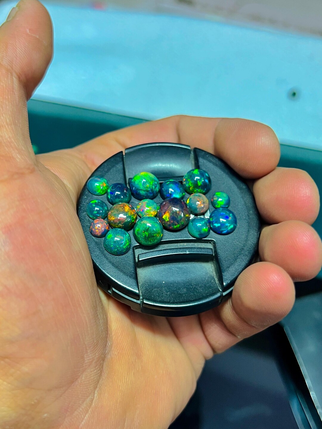 Natural Ethiopian Black Opals Calibrated Sizes, Top Quality Opals, All Sizes Available in ...