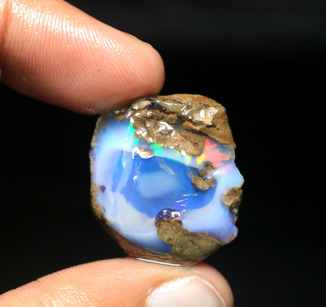 AAA Ethiopian Opal Oil Rough: Multi Fire Flashy Crystal, 30 CT - Etsy