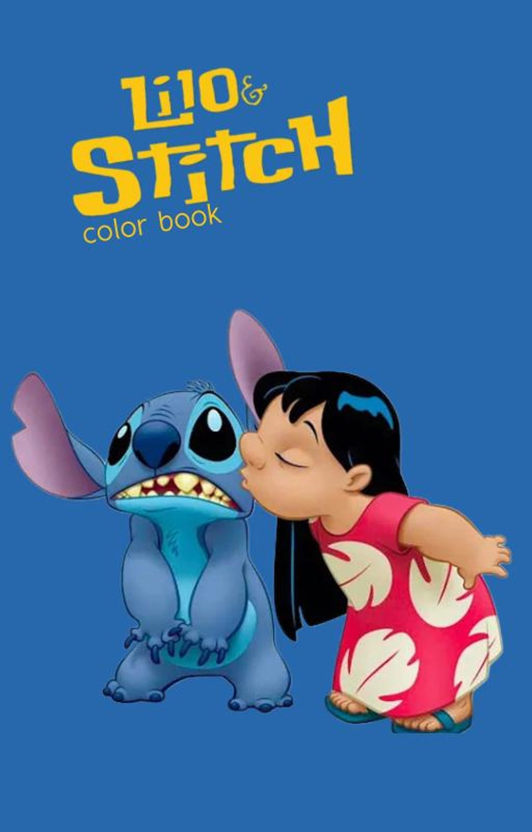 Lilo&stitch Color Book - Etsy