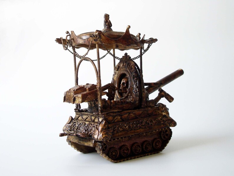 Baby Bang Tank Surrealistic Steam Punk Sculpture-one of a Kind. - Etsy