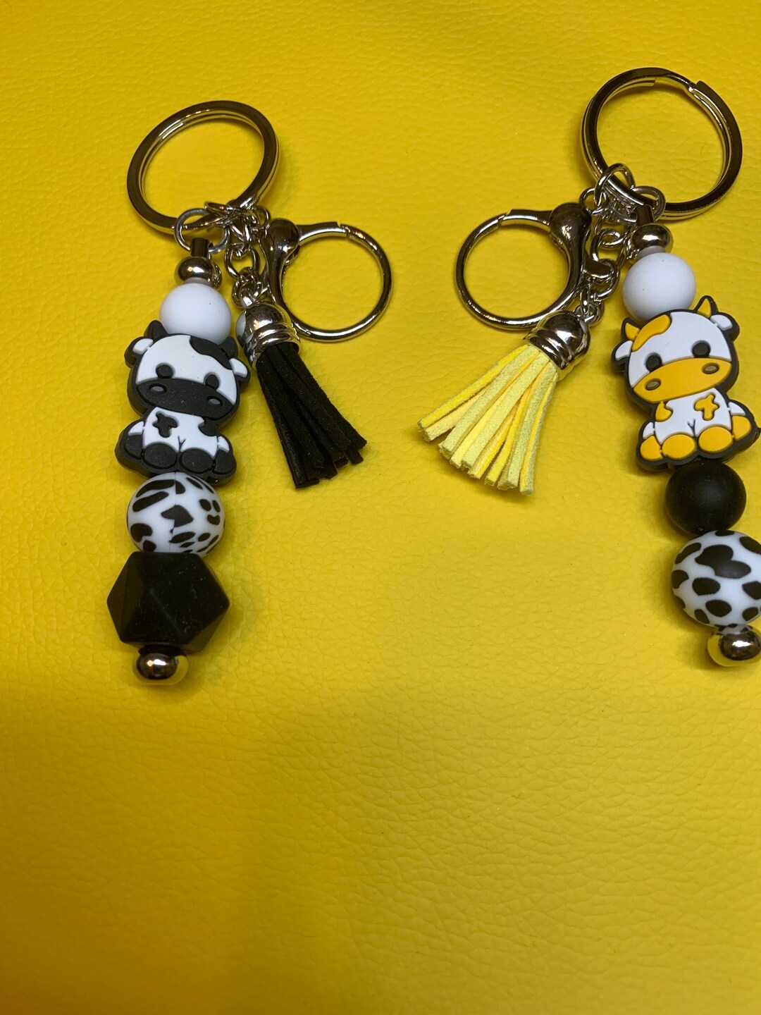 Cute! Animal Bar Silicone Keychains (cows and Hippo) - Etsy