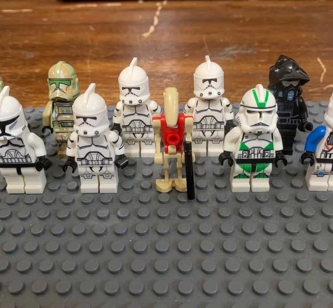 10 Stormtrooper Minifigures Building Blocks Bricks - Etsy