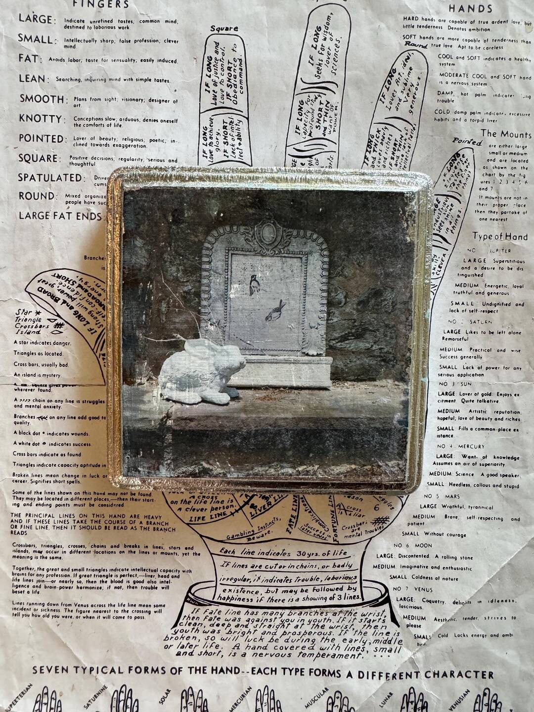 Bunny, Birds, Stone Wall, Niche, Tiles, Original, 5 X 5, Unique, Fine ...