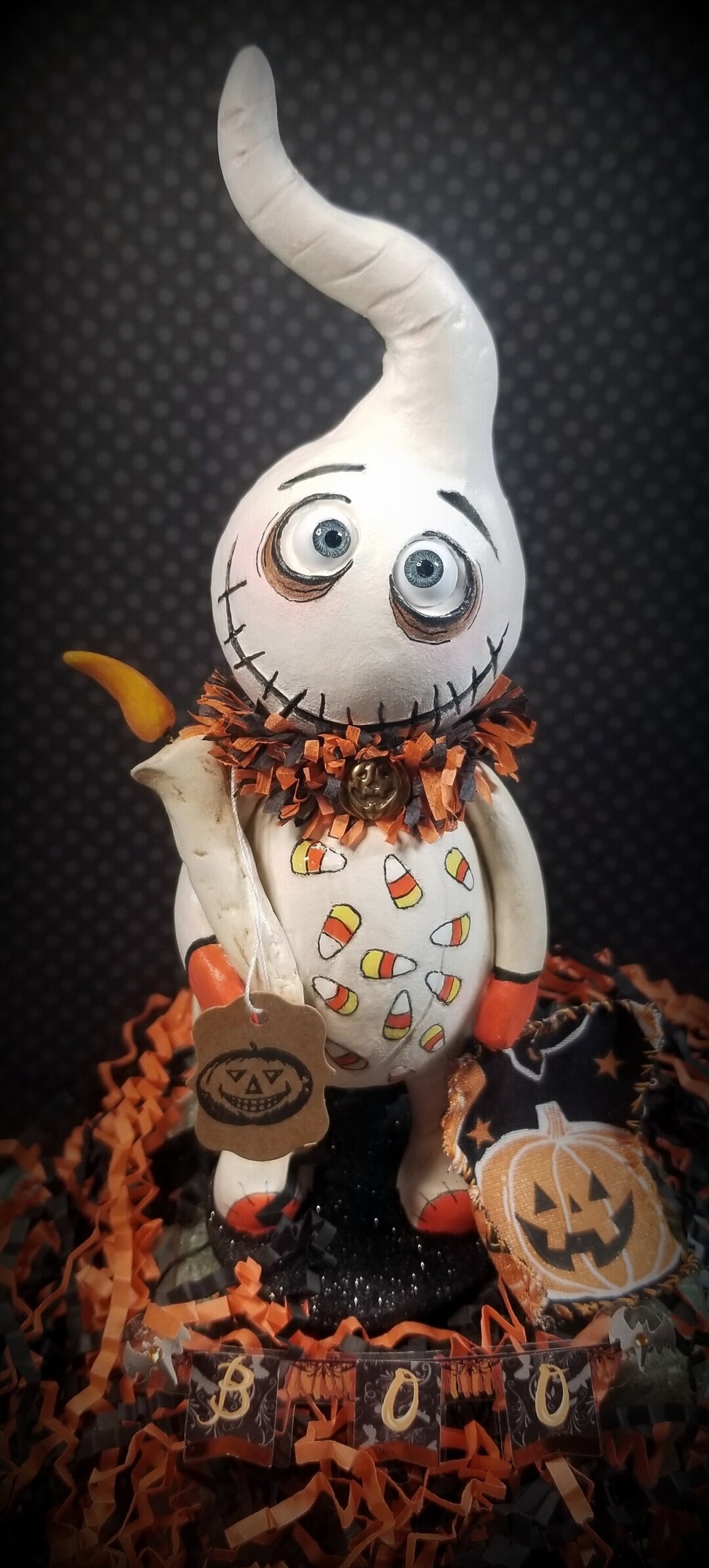 Bedtime Boo Boo the Ghost Halloween Grimmy Art Doll Made to Order - Etsy