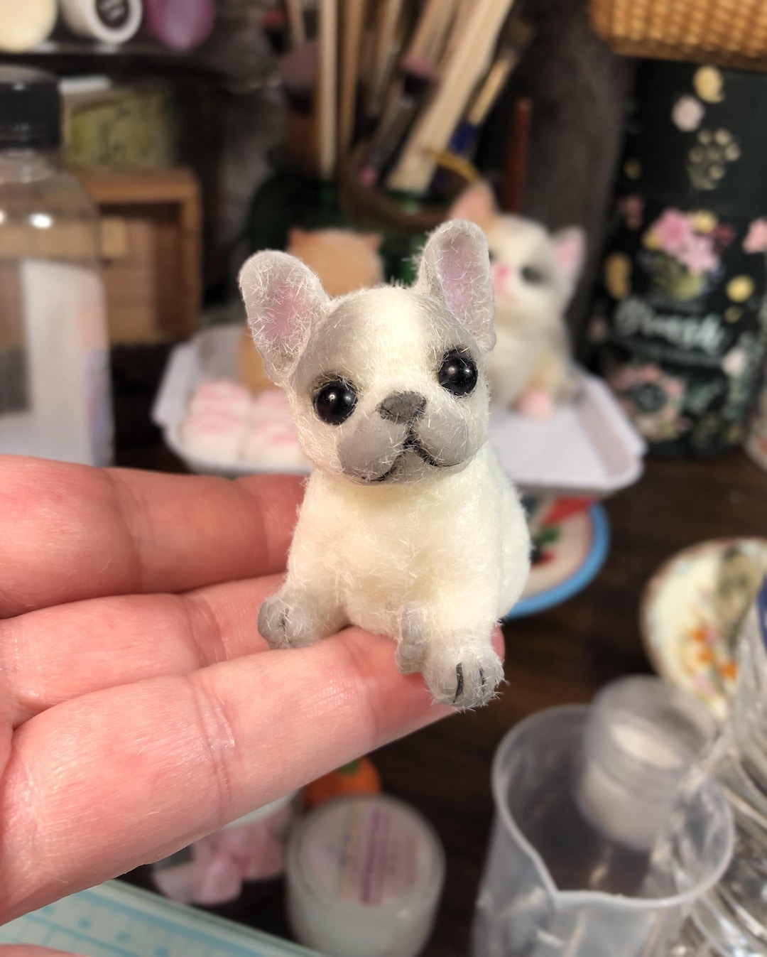 One Tiny Taba Squishy Puppy Dog Desk Pet! Handmade in the USA - Etsy