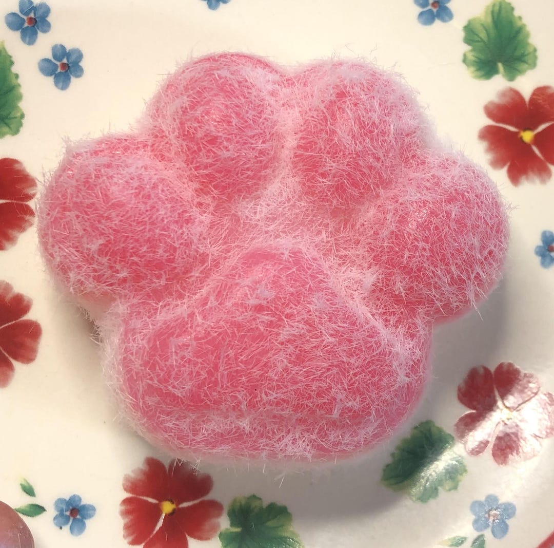 One Large Cat Squishy Cat Paw Desk Pet Handmade in a Cute Bag - Etsy