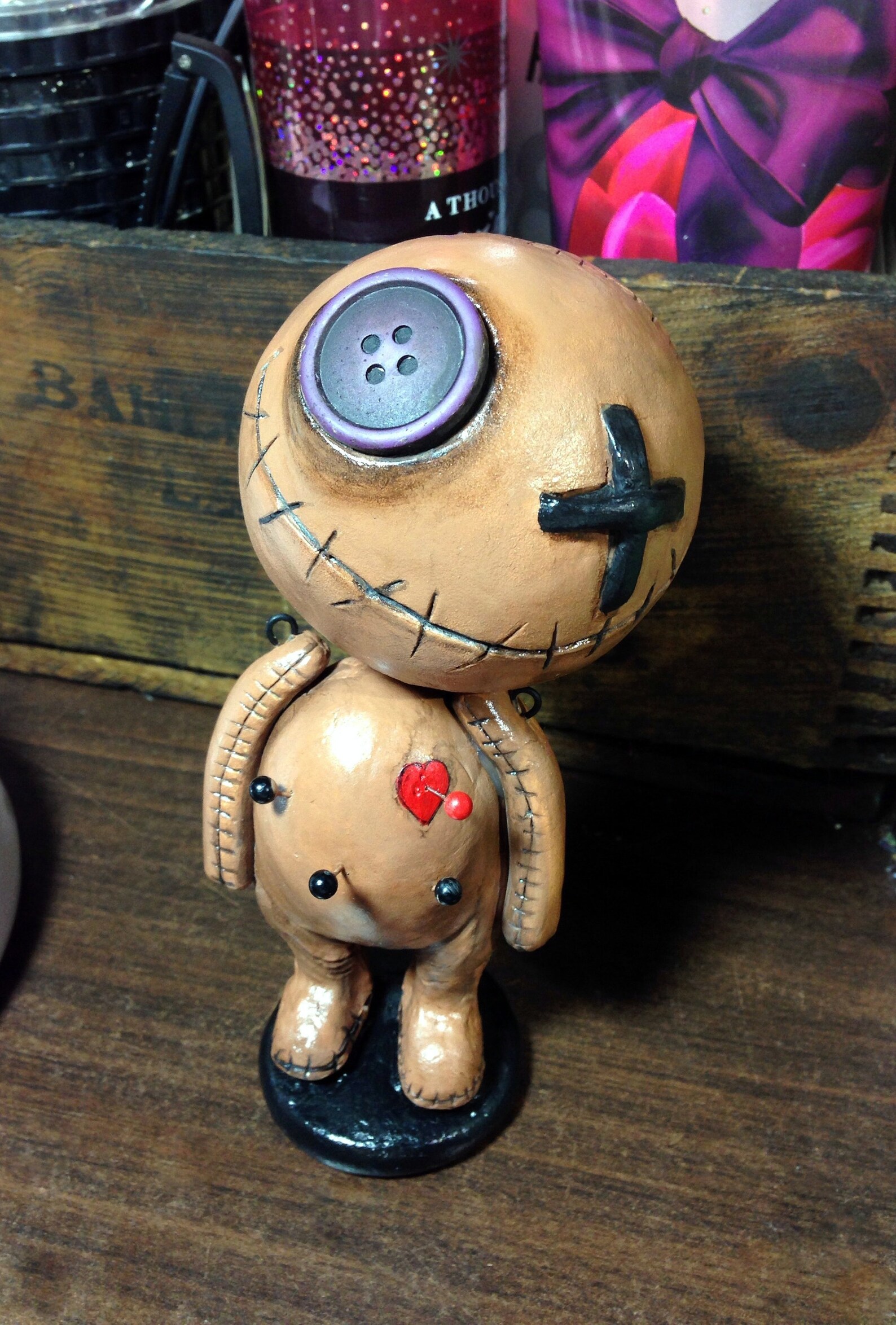 Halloween Horror Clay Voodoo Doll Made to Order - Etsy