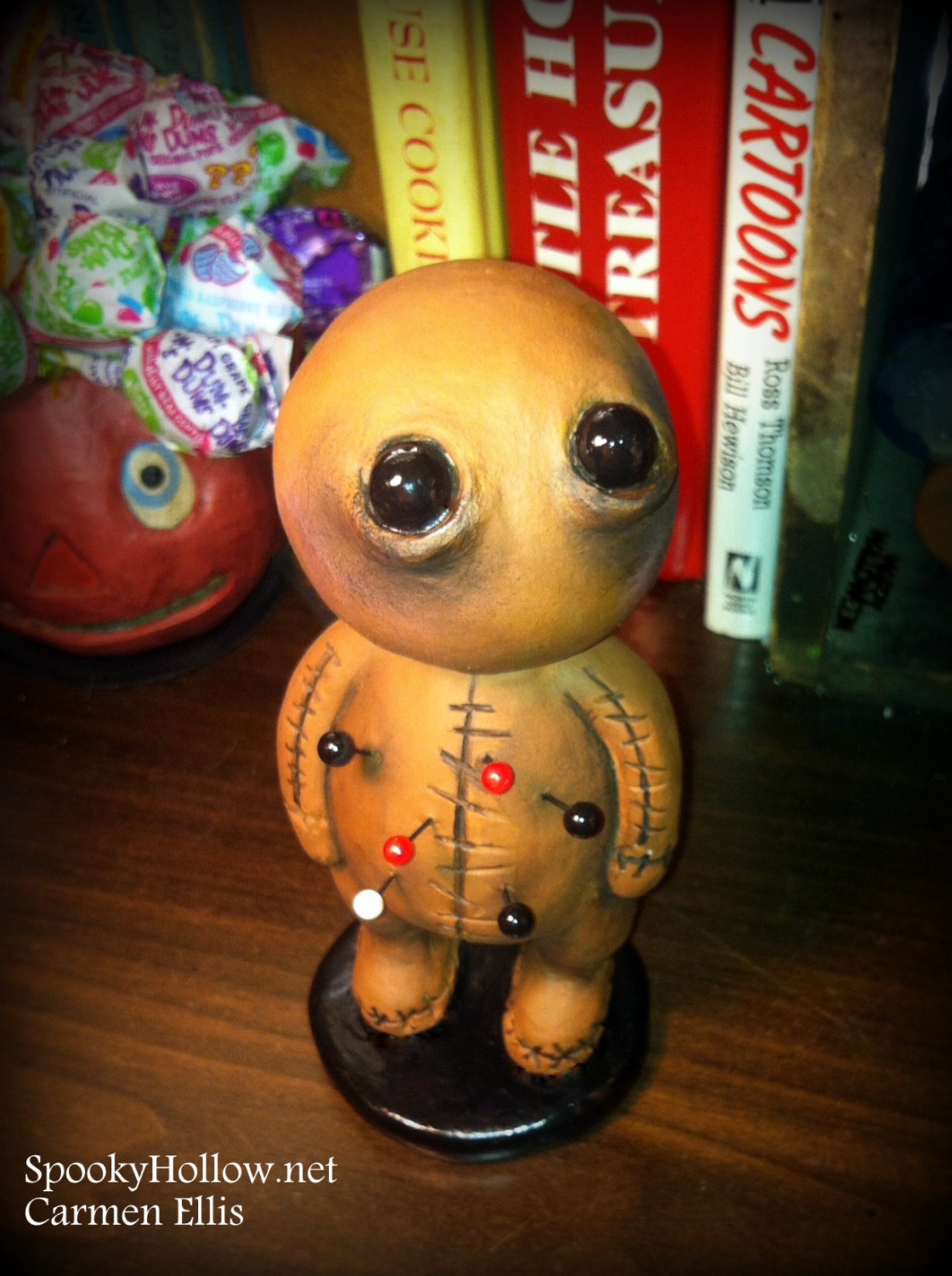 Halloween Horror Clay Voodoo Doll Made to Order - Etsy