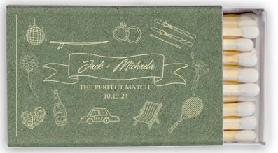 Custom Matchbooks for Weddings, Parties, Housewarming - Etsy